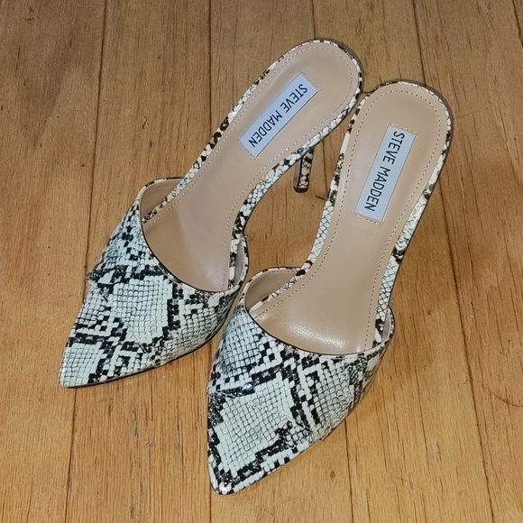 Steve Madden | Shoes | Steve Madden Snake Skin Heels | Poshmark
